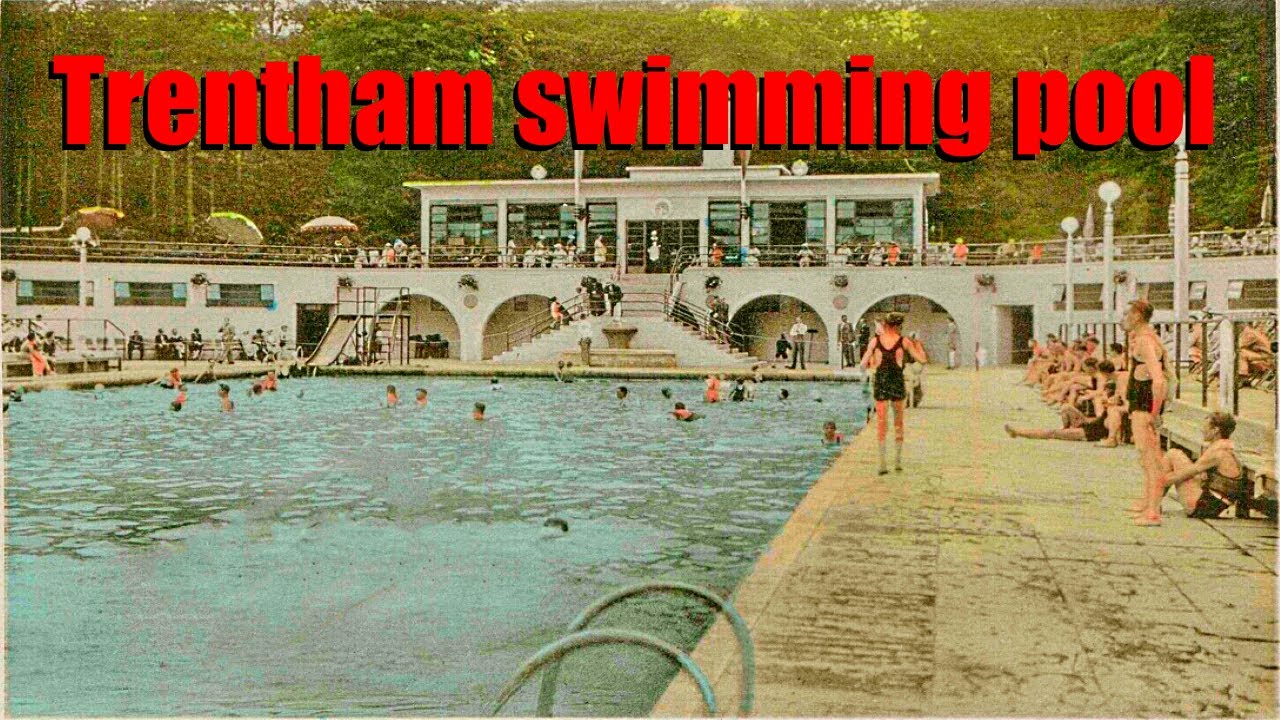 Trentham Gardens Swimming Pool. Those Were The Days ! - YouTube