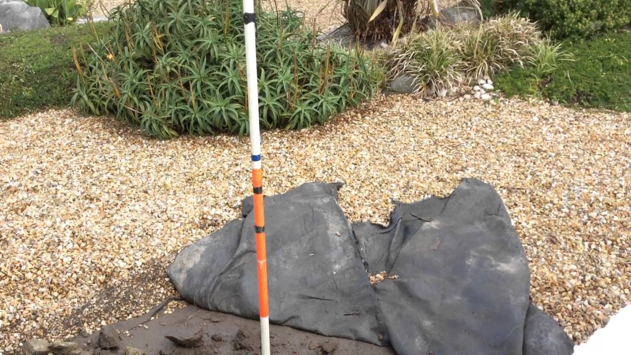 Water pipe laying using mole - YouTube