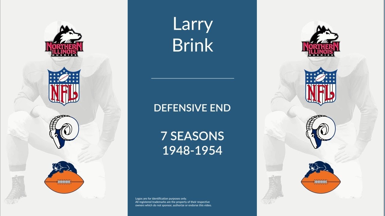 Larry Brink: Football Defensive End - YouTube