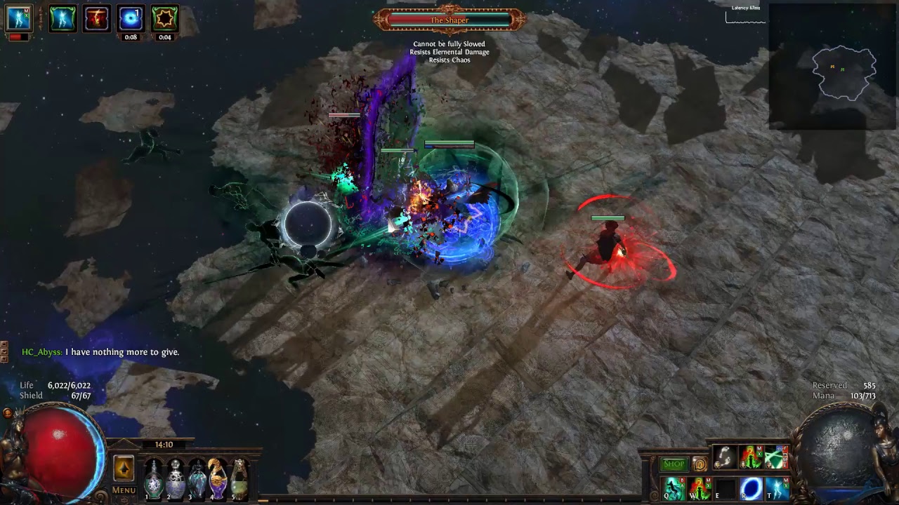 [PoE Live] Cuong Huy Test Blade Flurry :) - YouTube