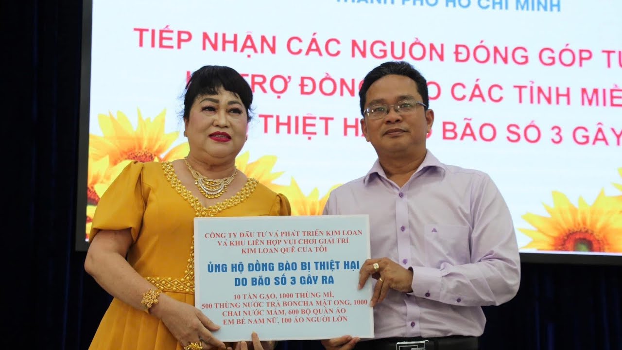 DN Kim Loan , NSND Trịnh Kim Chi , DV Lý Hùng , Lý Hương Ủng Hộ Hỗ Trợ ...