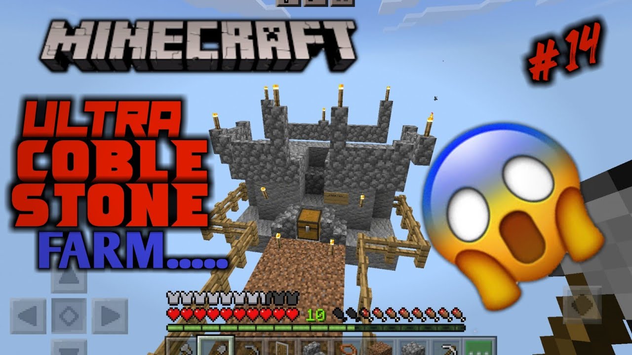 #Minecraft || How to make Coblestone Farm in One block | Coble stone ...