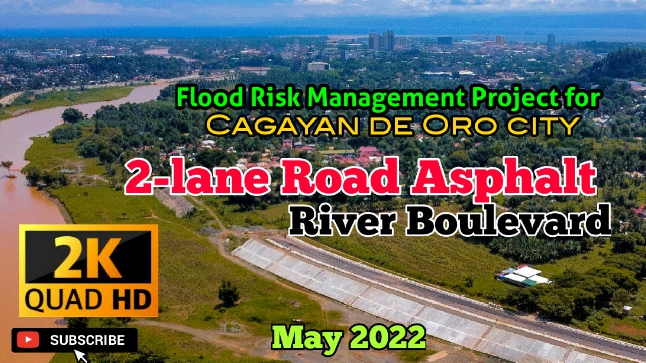JICA: 2-lane Road Asphalt River Boulevard | Tibasak, Macasandig ...