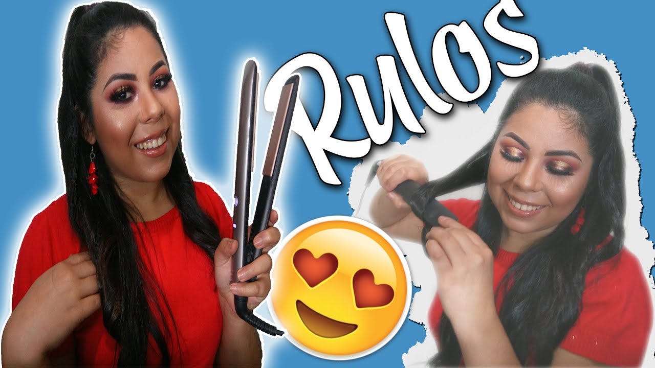 COMO HACER RULOS con PLANCHITA..PASO a PASO[ROSBEL] - YouTube