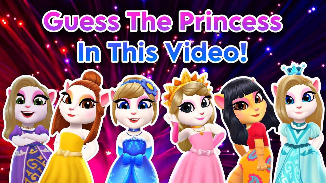 My Talking Angela 2 / Angela Vs Disney Princess 👑/ New Update Gameplay ...