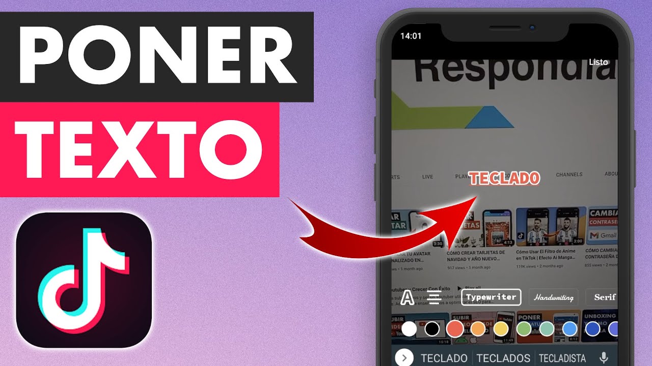 Cómo Poner Texto en TikTok | Sin Usar Apps ⚡️ - YouTube