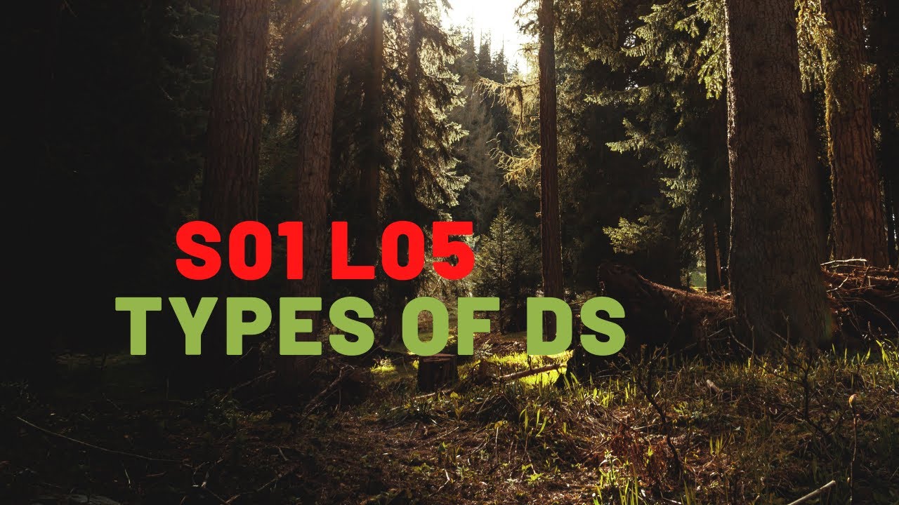 5.S01-L05 : Types of DS - YouTube