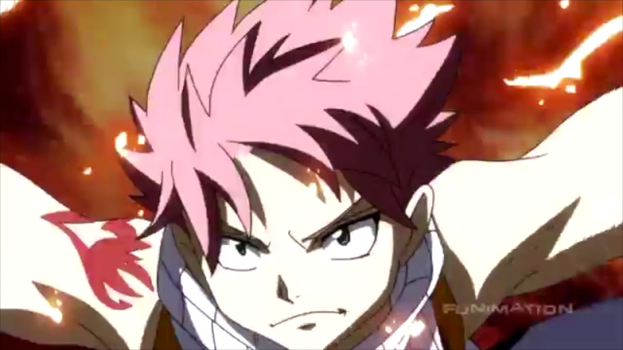 Natsu sets plankton on fire - YouTube