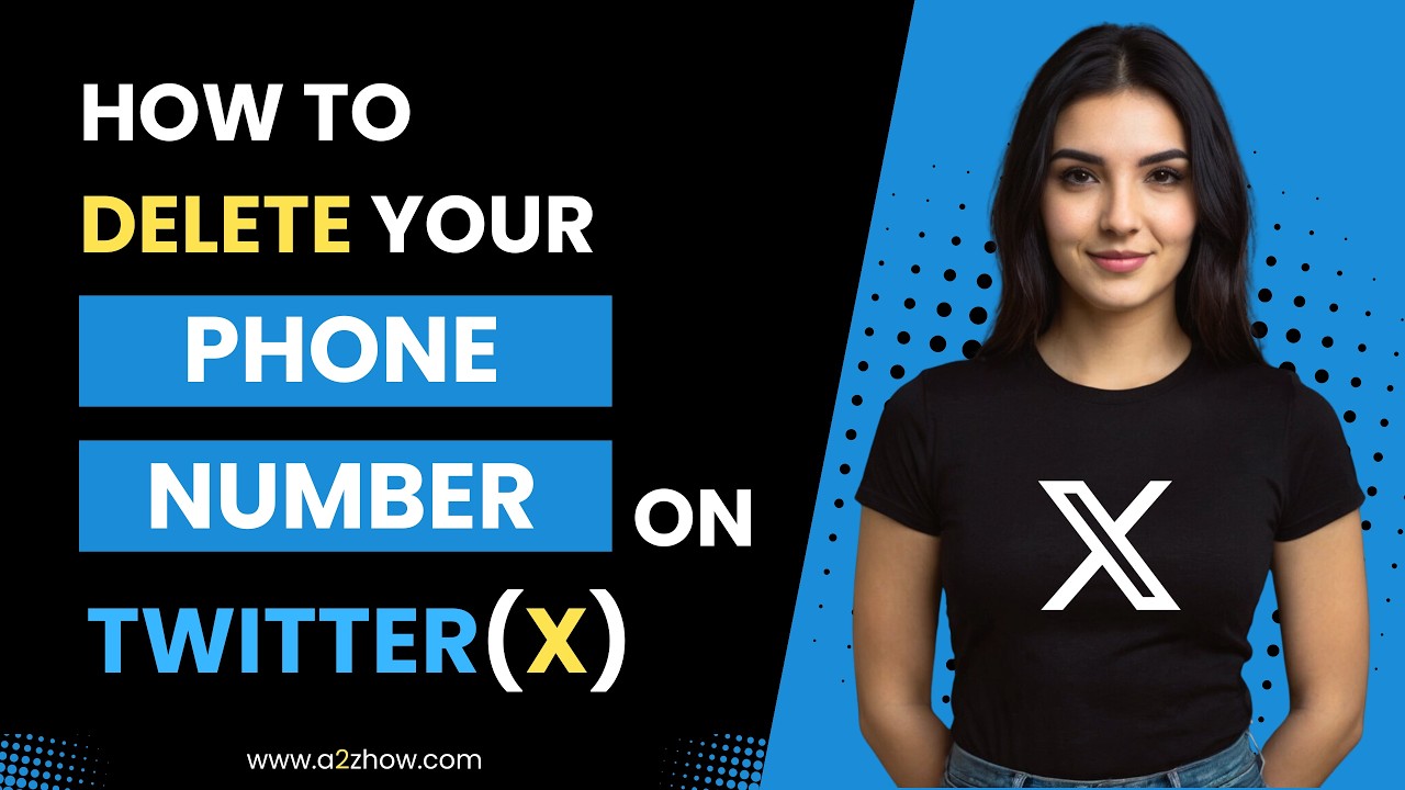 How to Delete Your Phone Number from Twitter (X) Account - YouTube