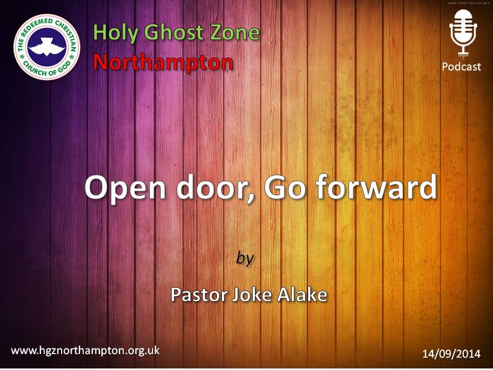 Sermon - open doors, go forward - YouTube