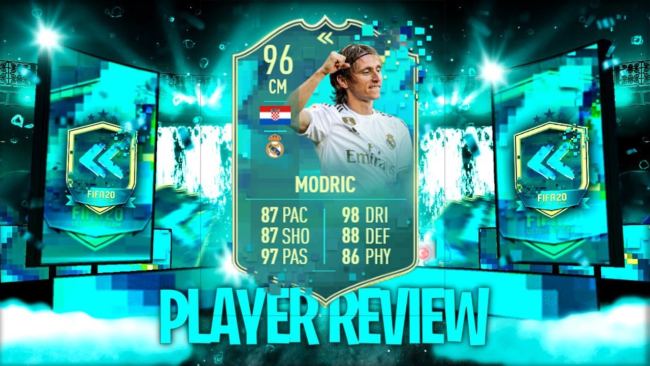 FIFA 20 FLASHBACK LUKA MODRIC PLAYER REVIEW || FLASHACK MORDRIC REVIEW ...