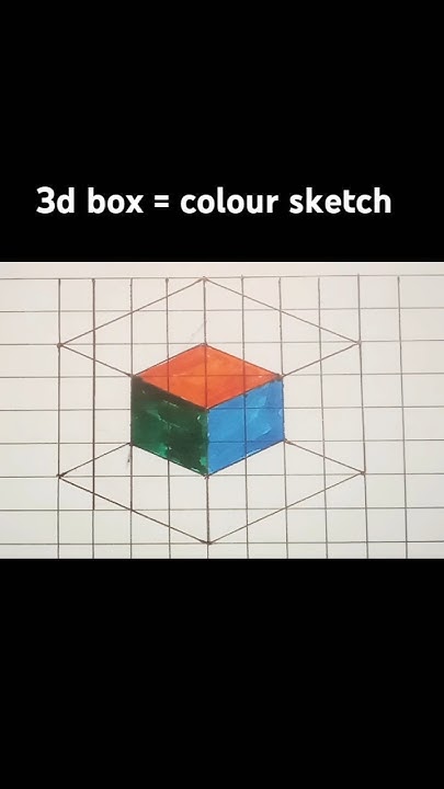 3D box design darwing sketching| #shorts #easy #3d #drawing #art - YouTube