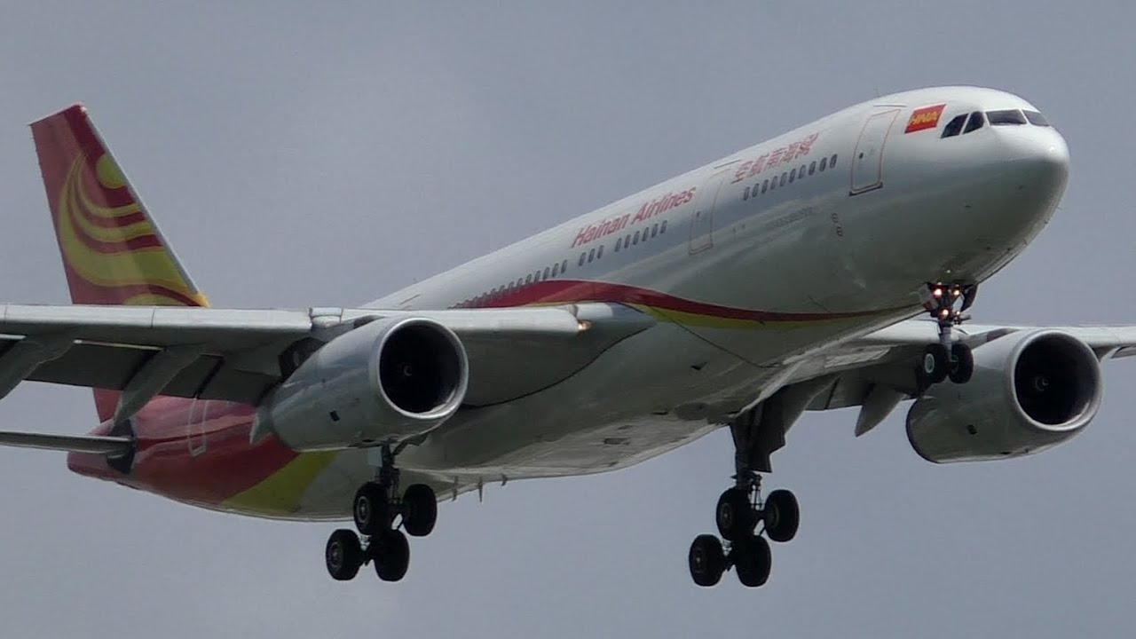 INAUGURAL FLIGHT - Hainan Airlines A330-243 [B-6116] Landing and ...