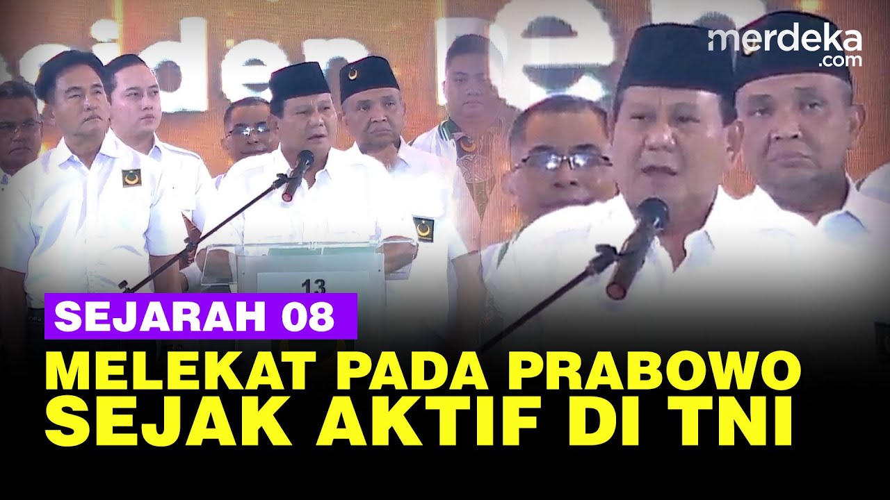 Prabowo Ceritakan Sejarah Angka 08 Melekat Sejak Aktif di TNI - YouTube