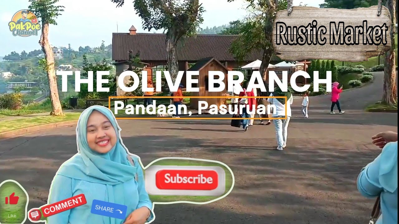 The Olive Branch Cafe RUSTIC MARKET !! Pandaan, Pasuruan !! - YouTube