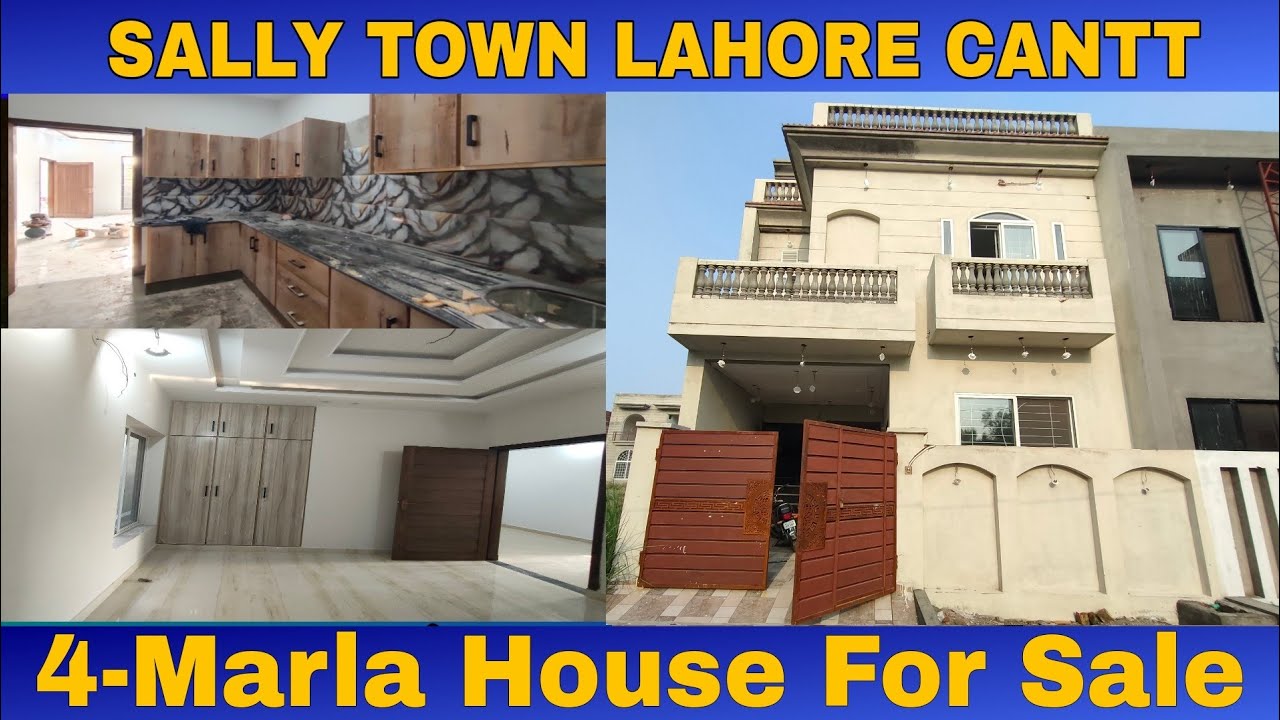 4 Marla Brand New House For Sale | SALLY TOWN LAHORE CANTT | Reasonable ...