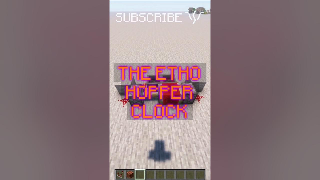 Use COPPER BULBS to extend your ETHO HOPPER CLOCK! | Redstone with ...