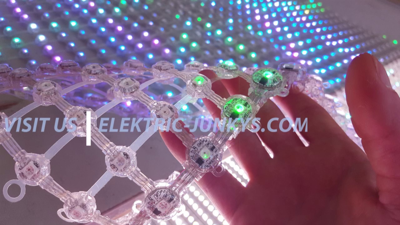 LED Mesh Screen Display P30 Flexible LED Video Screen elektric-junkys ...