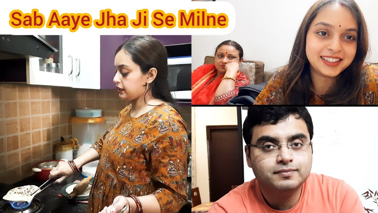 Jha Ji को दिया Surprise 😍 Ghar पहुंचे सब उनसे मिलने 😍 पूरे दिन रहे Sath ...