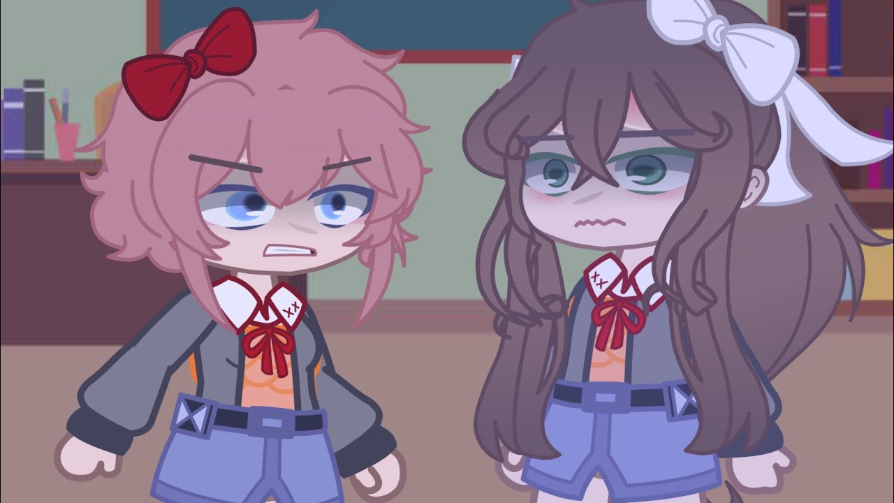 Sayori has had Enough With Monika | DDLC | Gacha Club | - LiliJ_Gacha ...