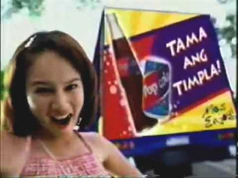 POP COLA Tama Ang Timpla Classic TVC ( Aiza Marquez ) 2001 - YouTube
