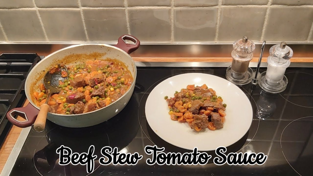 Beef Stew Tomato Sauce European Cuisine || Traditional Italiano Cucine ...