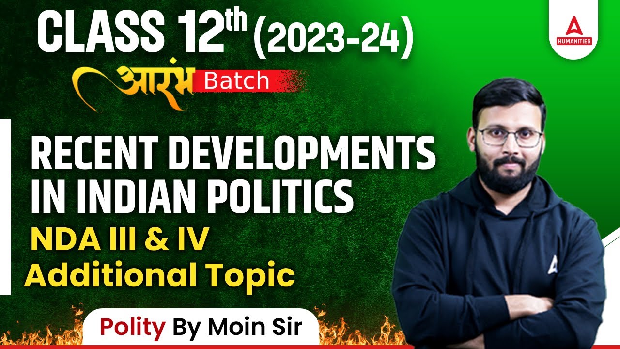 Class 12 Political Science | Recent Developments in Indian Politics ...