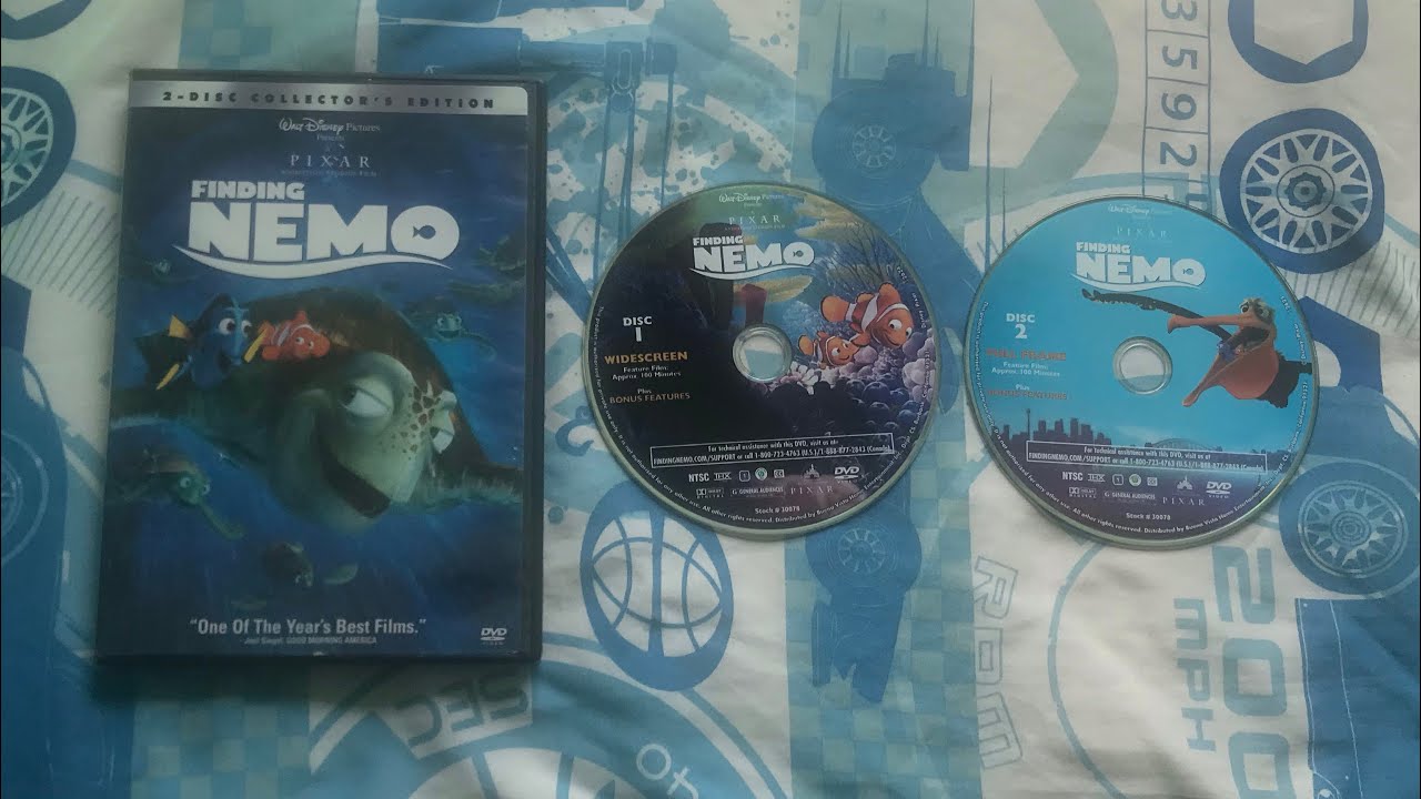 Finding Nemo,2 disc collector’s edition DVD review - YouTube