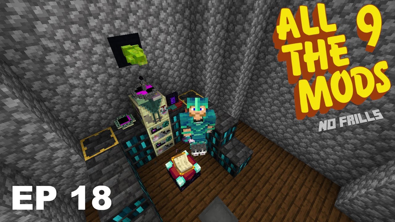 ATM9 No Frills - EP 18 - Dimensional Seed! - YouTube