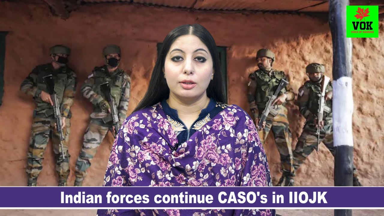 Indian forces continue CASO's in IIOJK - YouTube