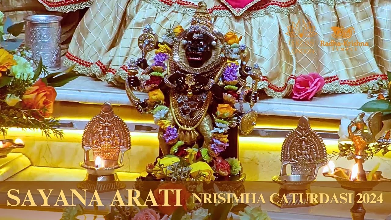 Sayana Arati | Ecstatic Kirtan by HG Radha Londonisvara Prabhu ...