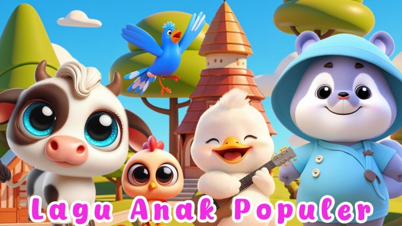 SUARA HEWAN | ANAK AYAM PIYIK PIYIK | 5 BEBEK KECIL BERMAIN | CIT CIT ...