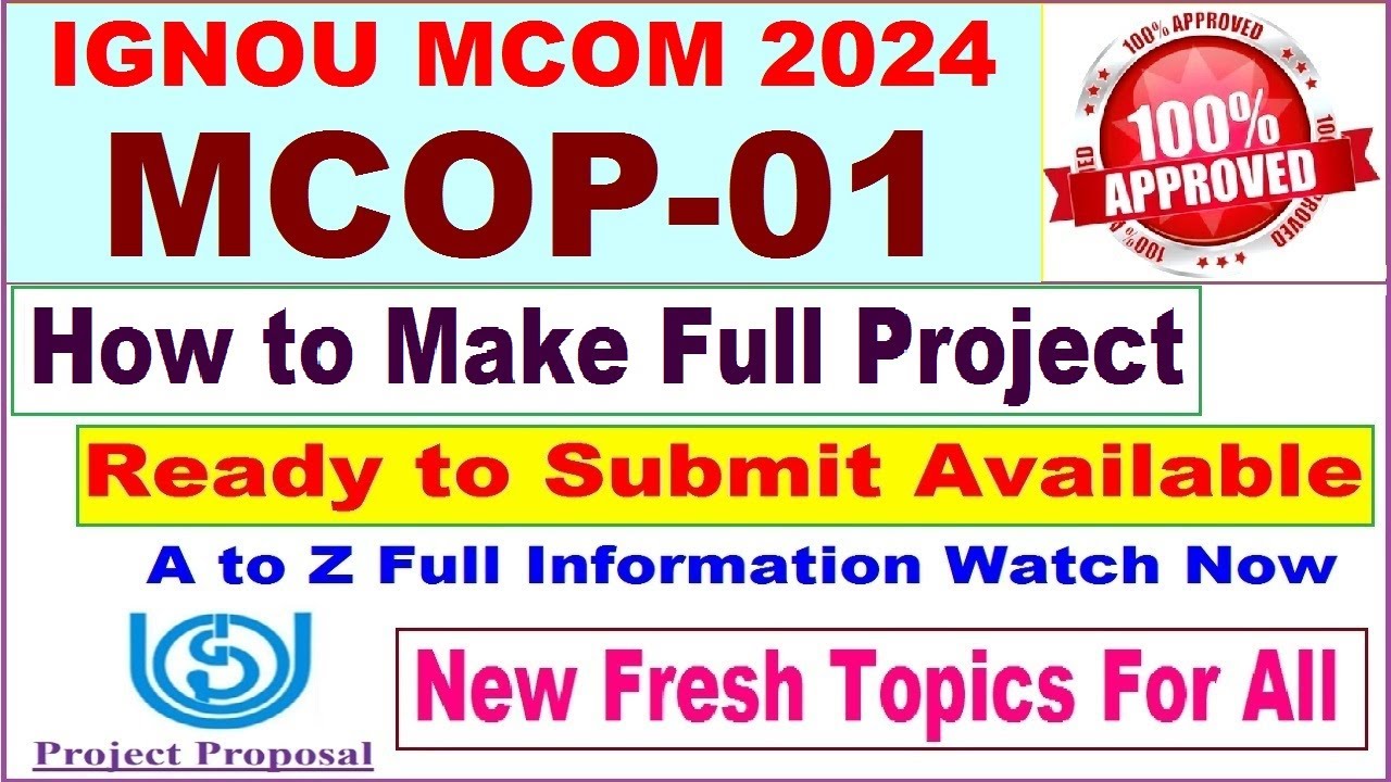 MCOP 01 project 2024 in English / mcop 01 synopsis / mcop 01 project ...