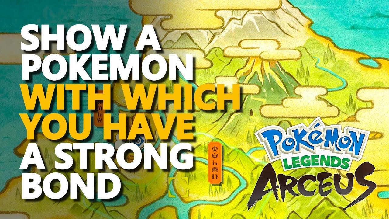 Show a Pokemon with which you have a strong bond to satisfy Belamy ...