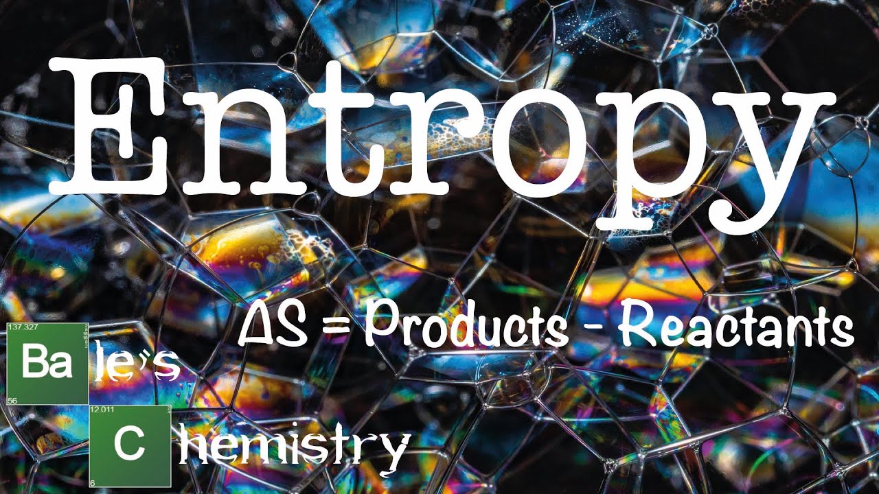 Calculating Entropy Changes, Paper 1 - AQA A-Level Chemistry - YouTube
