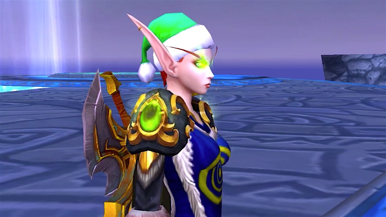World of Warcraft - Green Winter Hat - YouTube