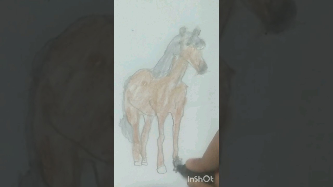 ghoda chalk colour drawing 😍 10/ - YouTube