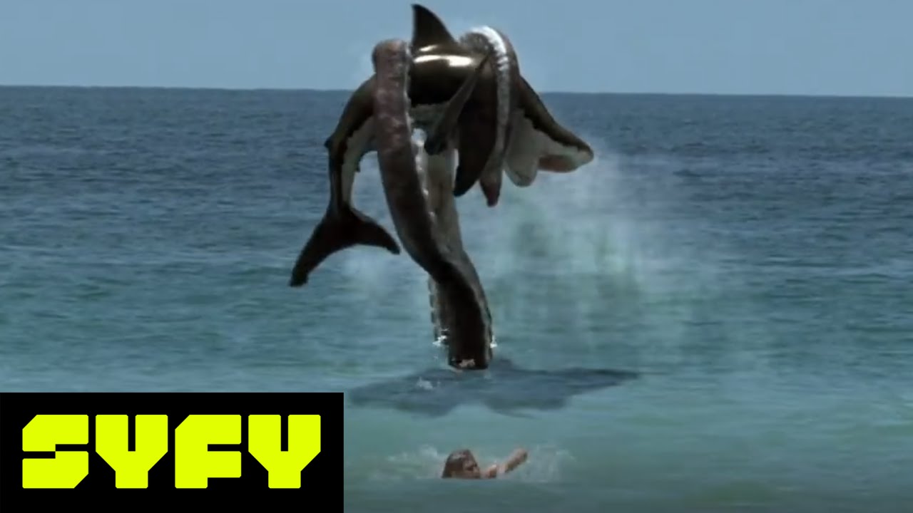 Sharkathon: Shark Bites - Sharktopus | SYFY - YouTube