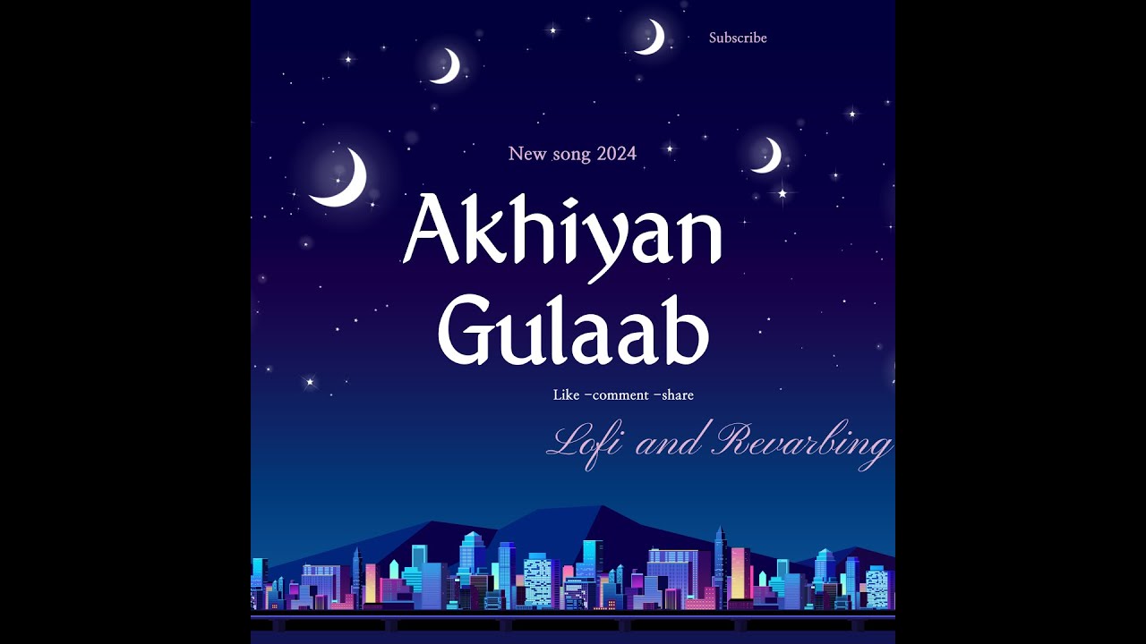 Akhiyaan Gulaab MITRAZ Lyrics English Meaning 1080p - YouTube