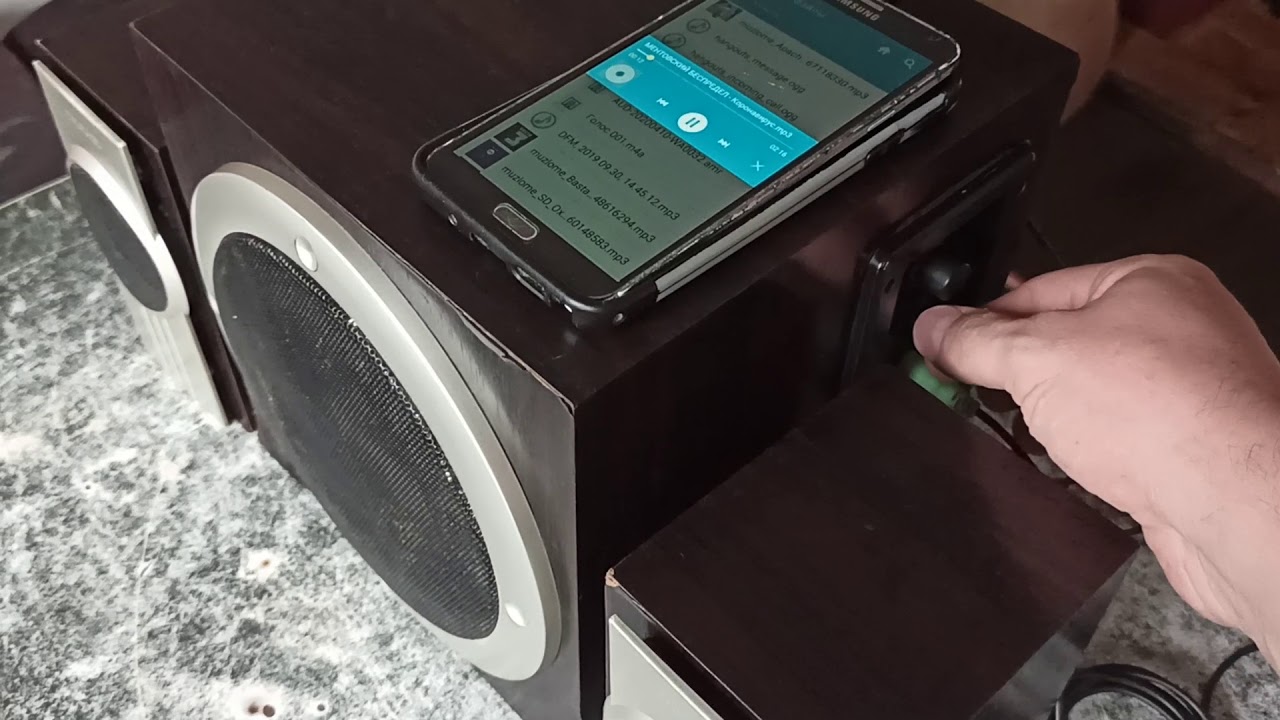 Сабвуфер с колонками 2.1 Microlab TMN 1 - YouTube