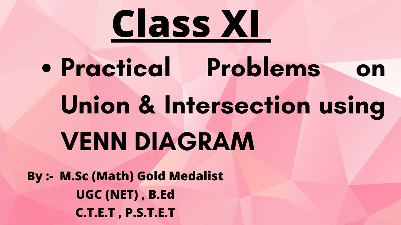 Practical Problems Using Venn Diagram Setsclass 11 Youtube 0538