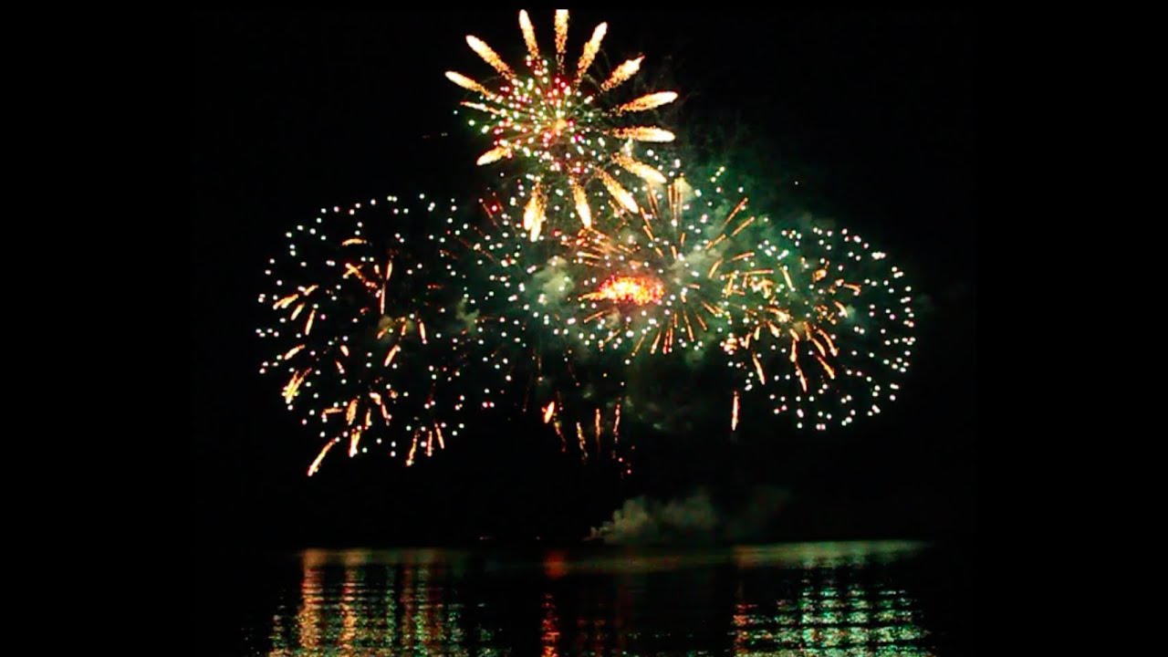 Isle of Man TT Festival 2013 fireworks display over Douglas Bay - YouTube