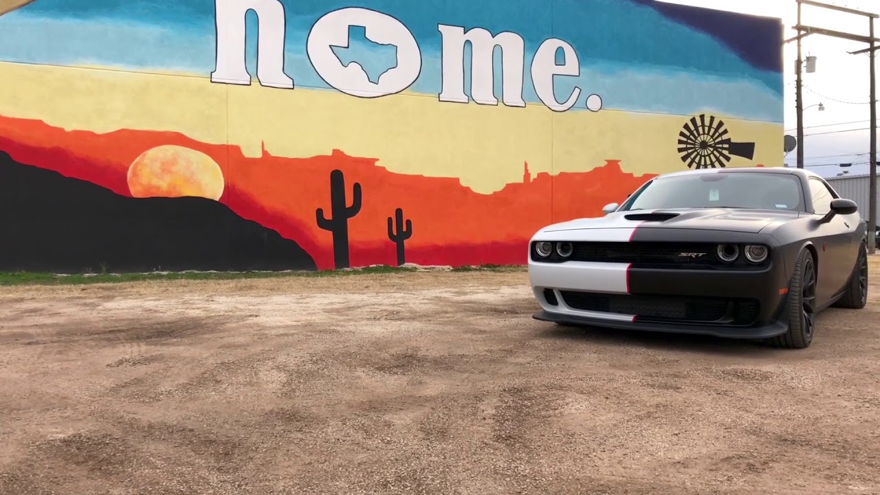 2016 Hellcat we wrapped in two colors. - YouTube