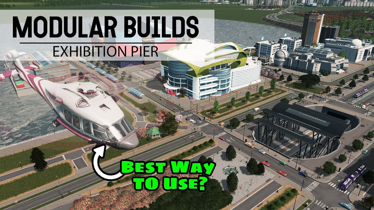 Is This The BEST Way To Use Helicopters In Cities Skylines! | Modular ...