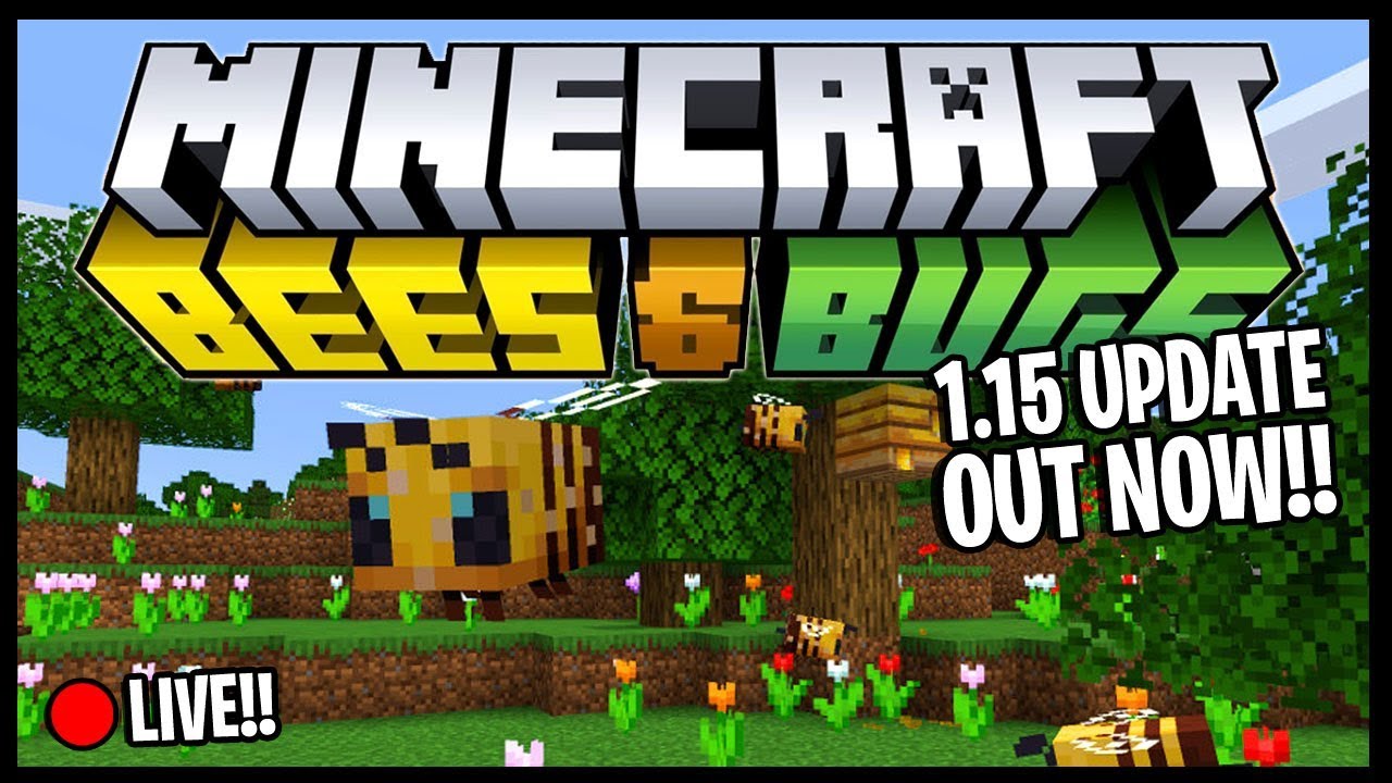 🔴 MINECRAFT 1.15 UPDATE IS OUT!! *BEES & BUGS UPDATE* | *FIRST LOOK ...