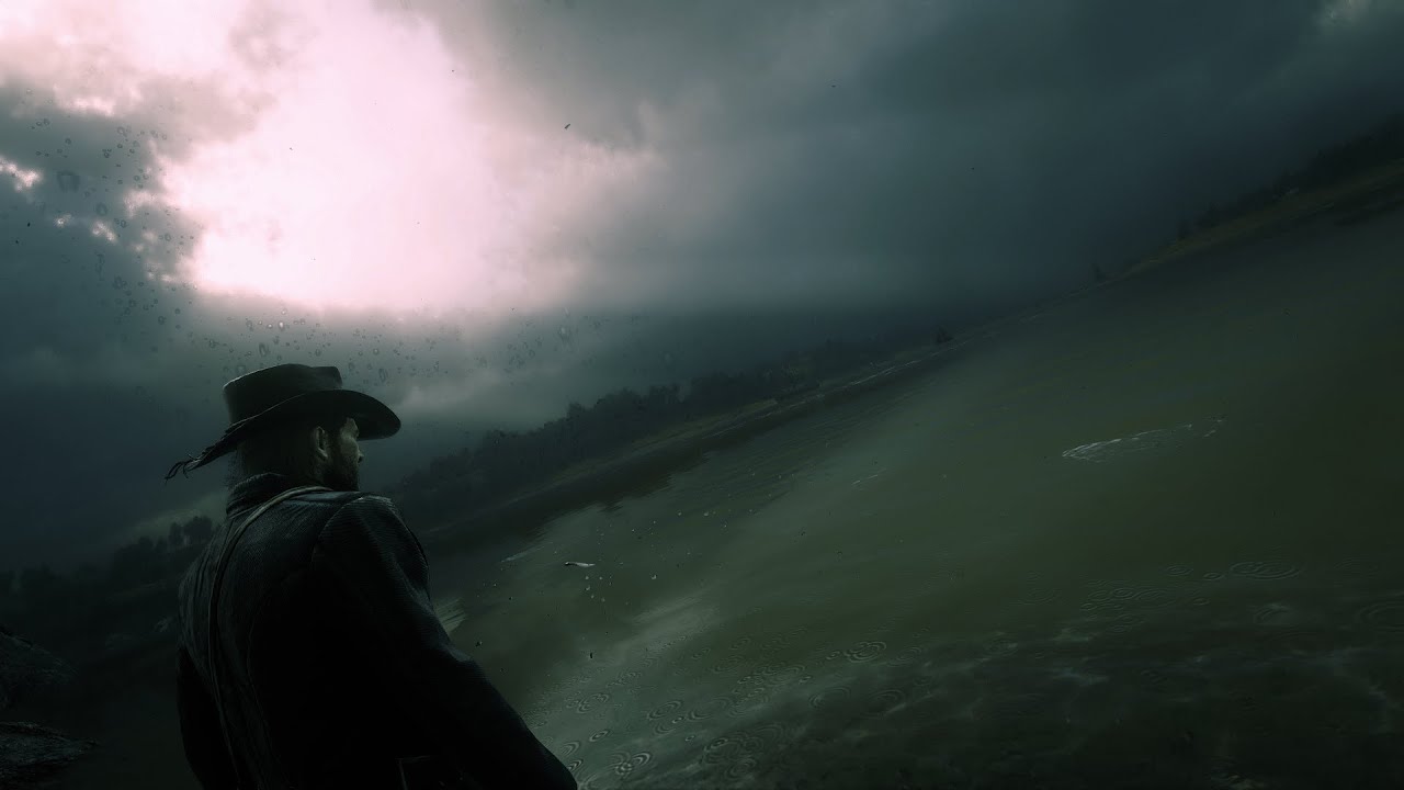 Red Dead Redemption 2 PC - Riding at Night, Dawn and Rainfall - YouTube