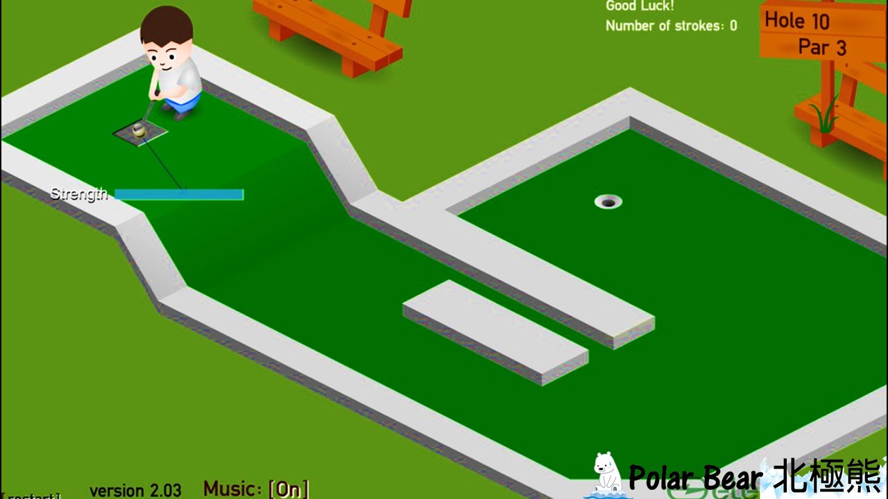 Mini Golf Full Gameplay Walkthrough!! (Flash Game) - YouTube