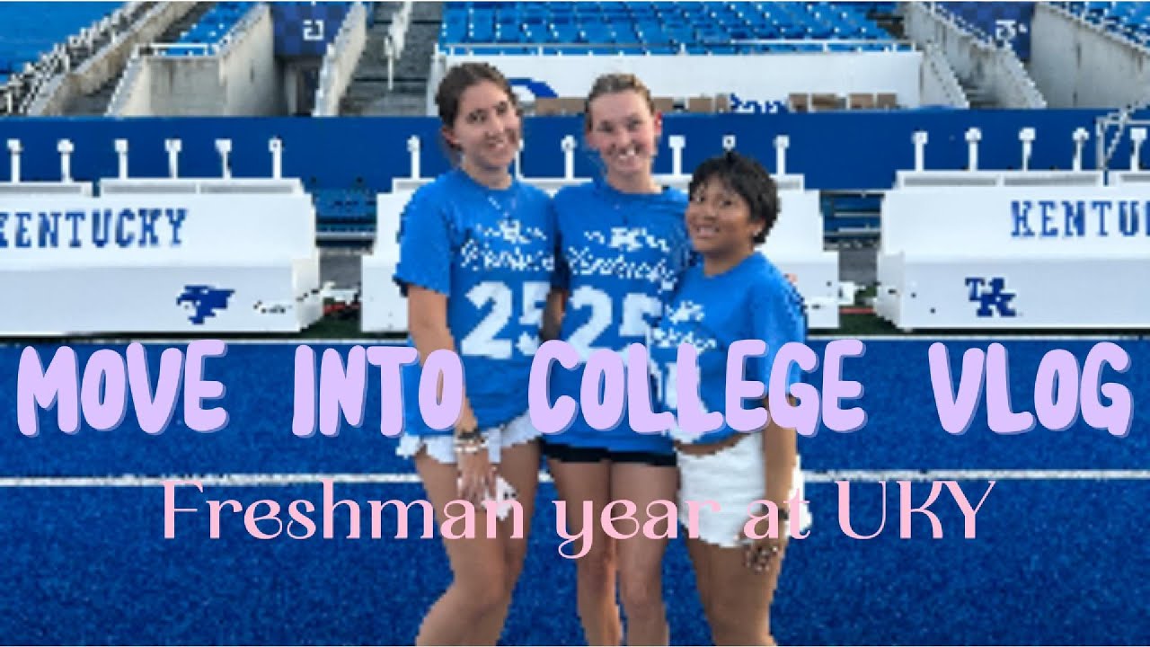 COLLEGE DORM MOVE IN VLOG *freshman year* @ UKY - YouTube