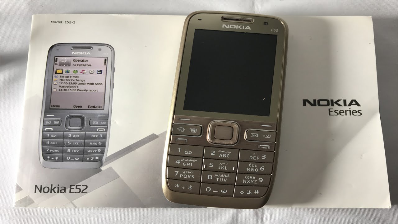Unboxing Nokia E52 _ first phone of 2009 the Nokia E52 _ ASMR Unboxing ...