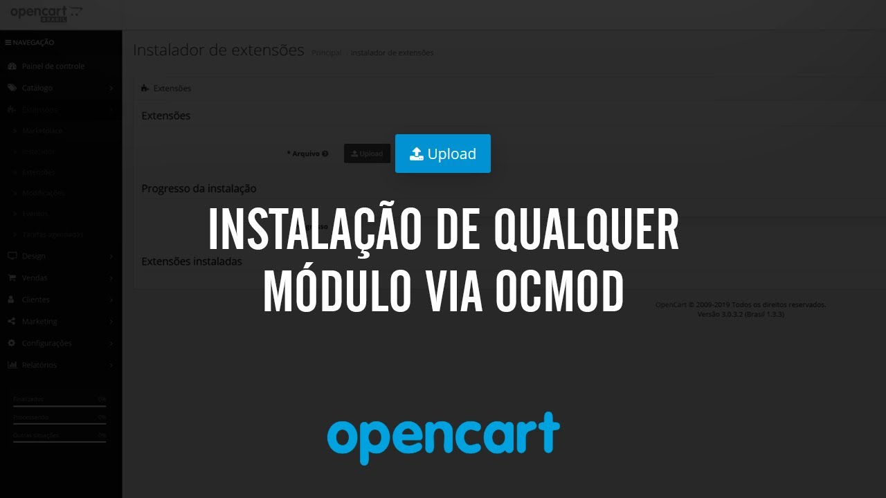 Opencart 3.X: instalação de qualquer módulo via ocmod pagseguro ...